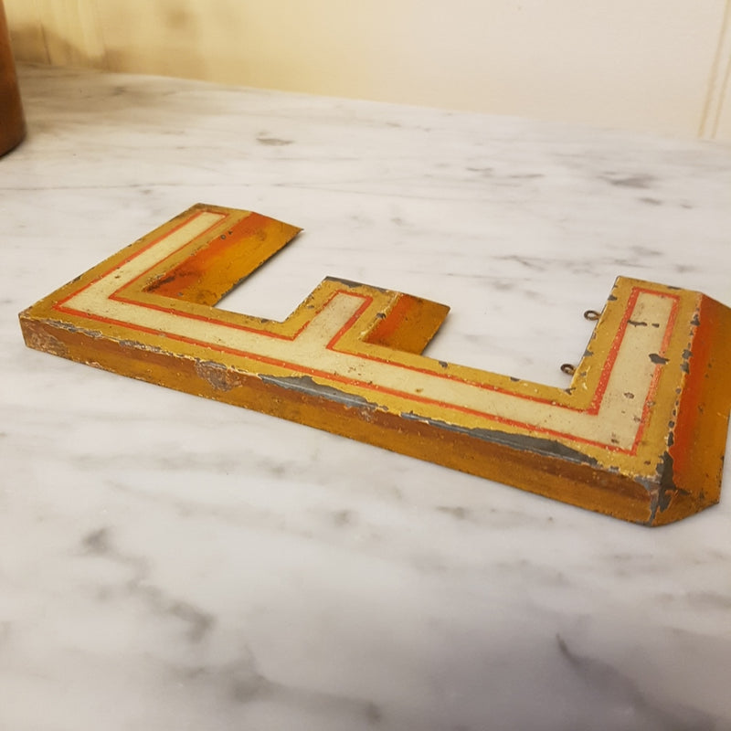 Gilt Painted French Letters - Elements i love...